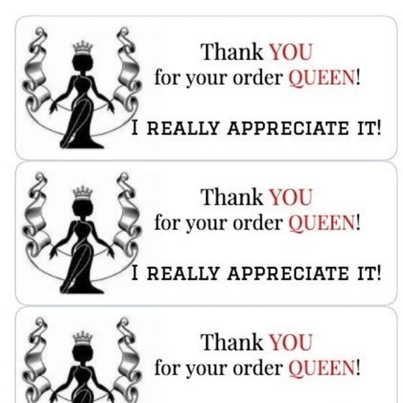 Office | Thank You Stickers Queen Labels Stickerthank You | Poshmark